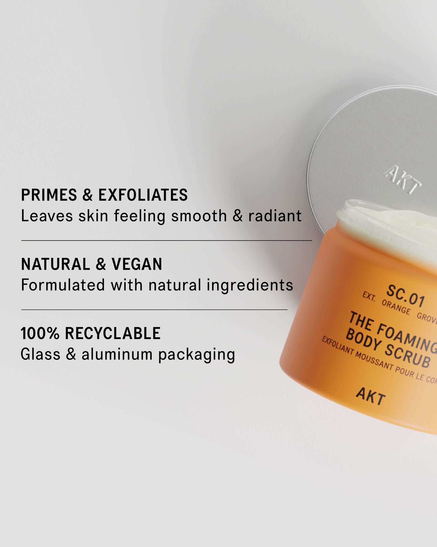 The Foaming Body Scrub SC.01 Orange Grove – Credo