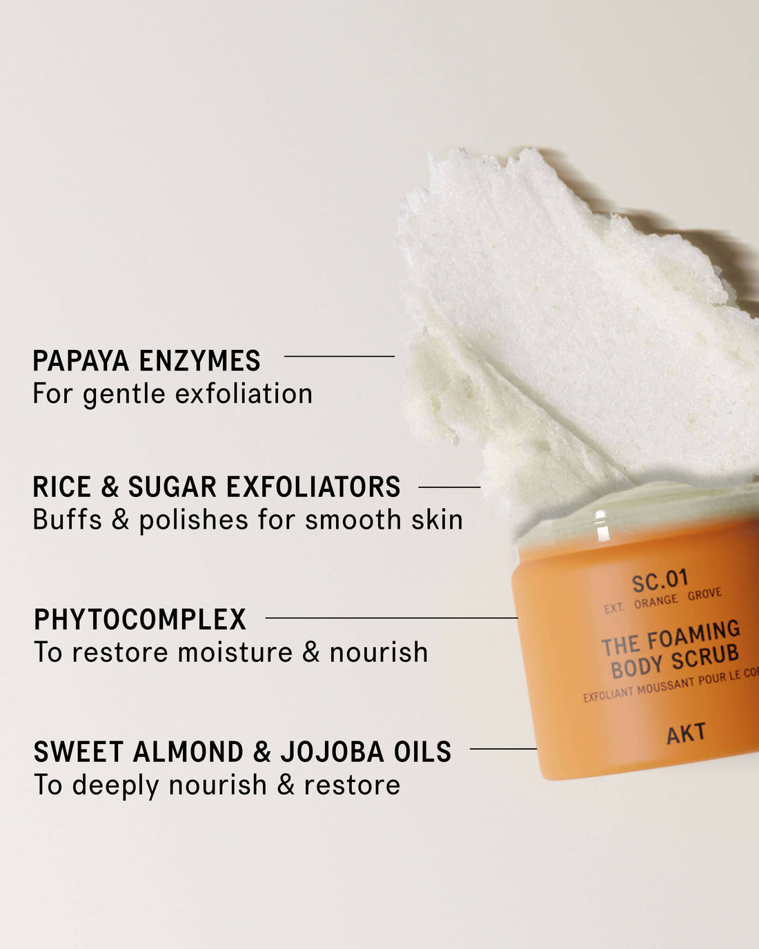 The Foaming Body Scrub SC.01 Orange Grove – Credo