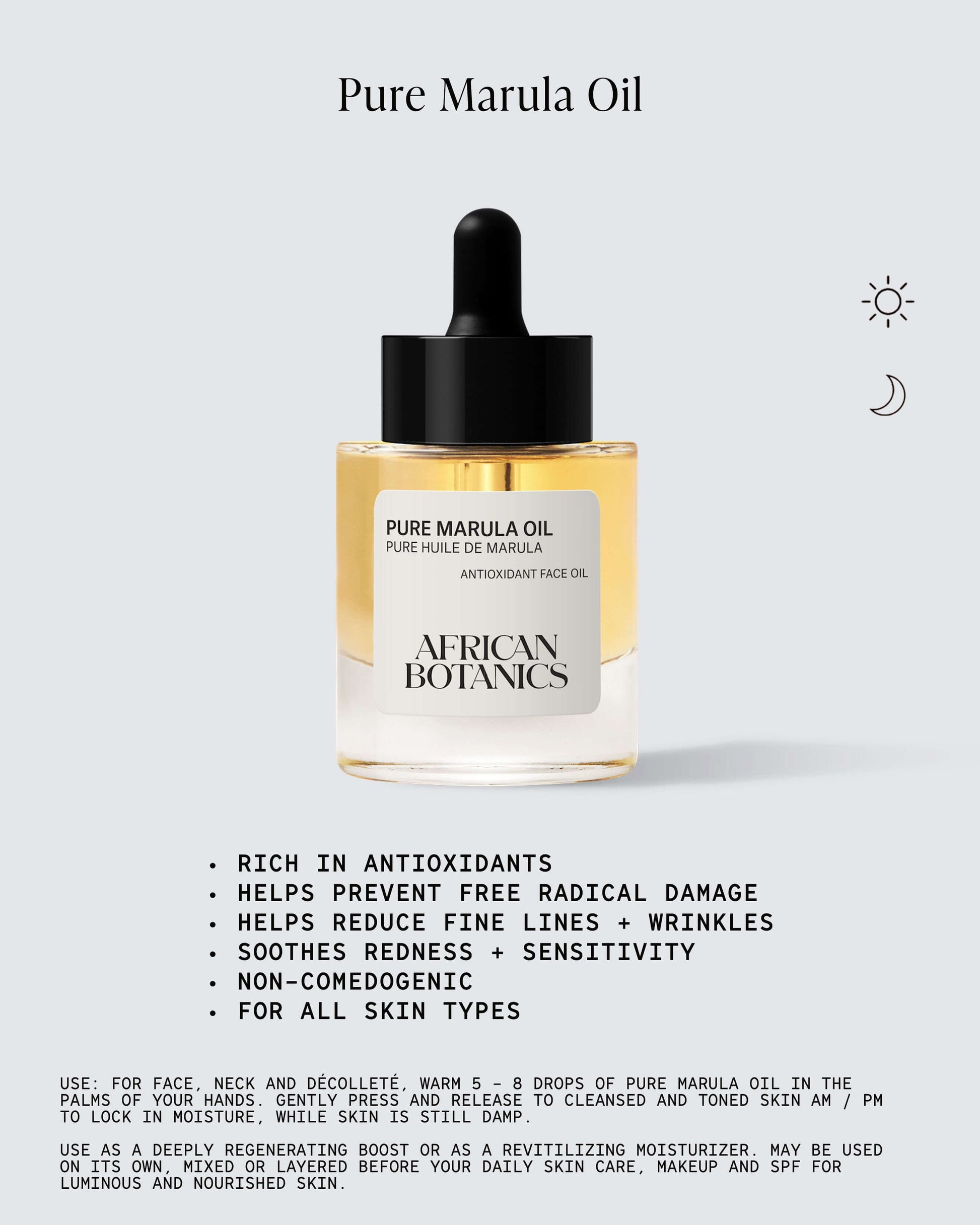 African Botanics Pure Marula Oil – Credo