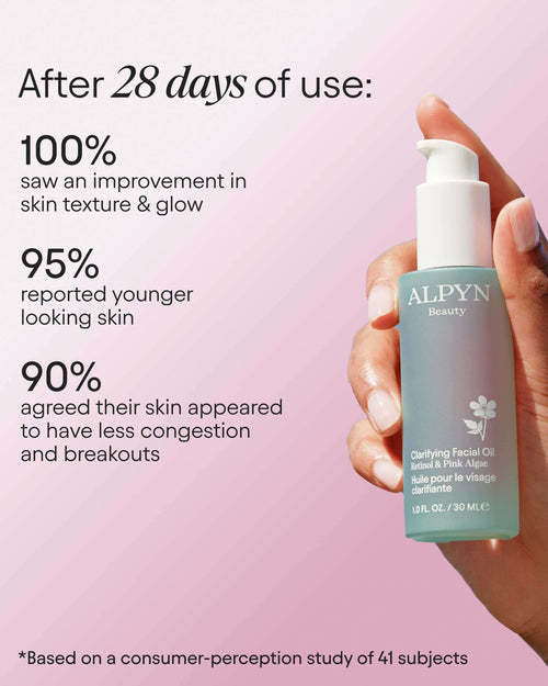 Clarifying Facial Oil with Retinol & Pink Algae – Credo