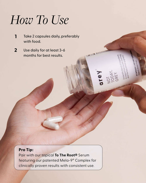 Not Today Grey Supplement Hair Supplement | Credo Beauty