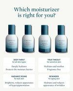 Deep Thirst Vetiver Root + Hyaluronic Acid Moisturizer for Dry Skin – Credo