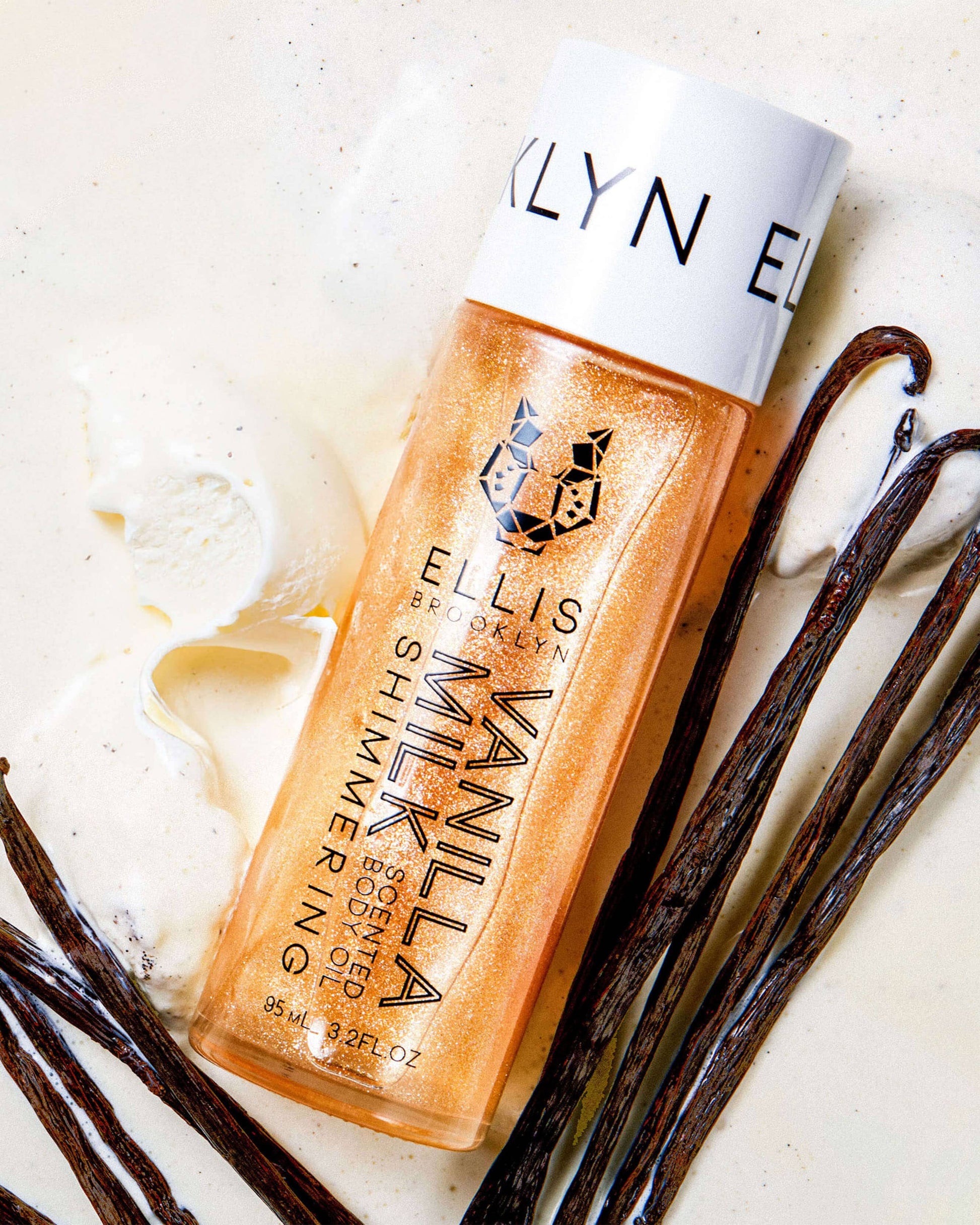 VANILLA MILK Shimmering Scented Body Oil – Credo