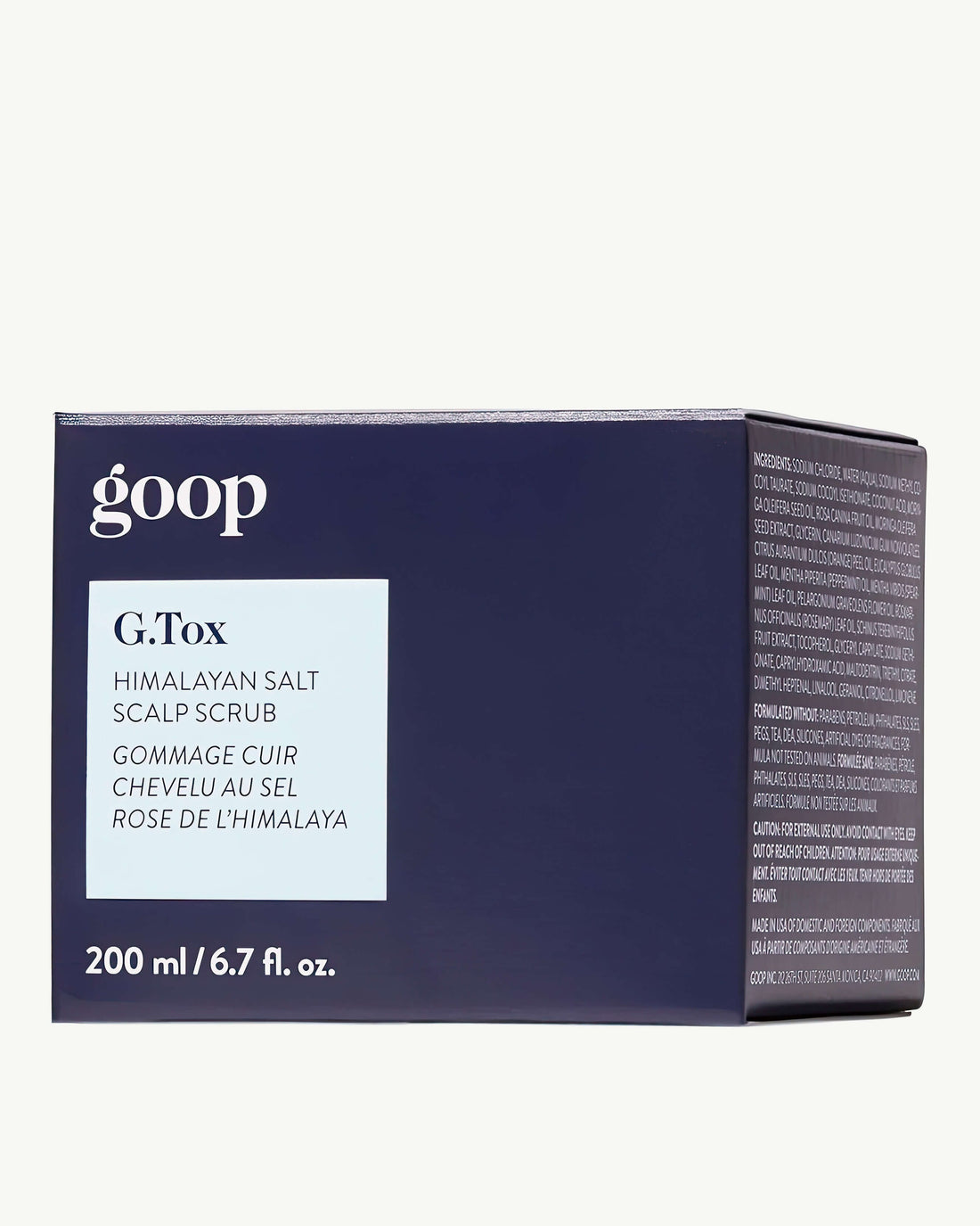 Goop G.Tox Himalayan Salt Scalp Scrub Shampoo - Clean, Natural Shampoo ...