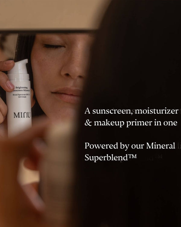 Brightening Sunscreen Minerals Broad Spectrum SPF 30 Gel-Cream – Credo