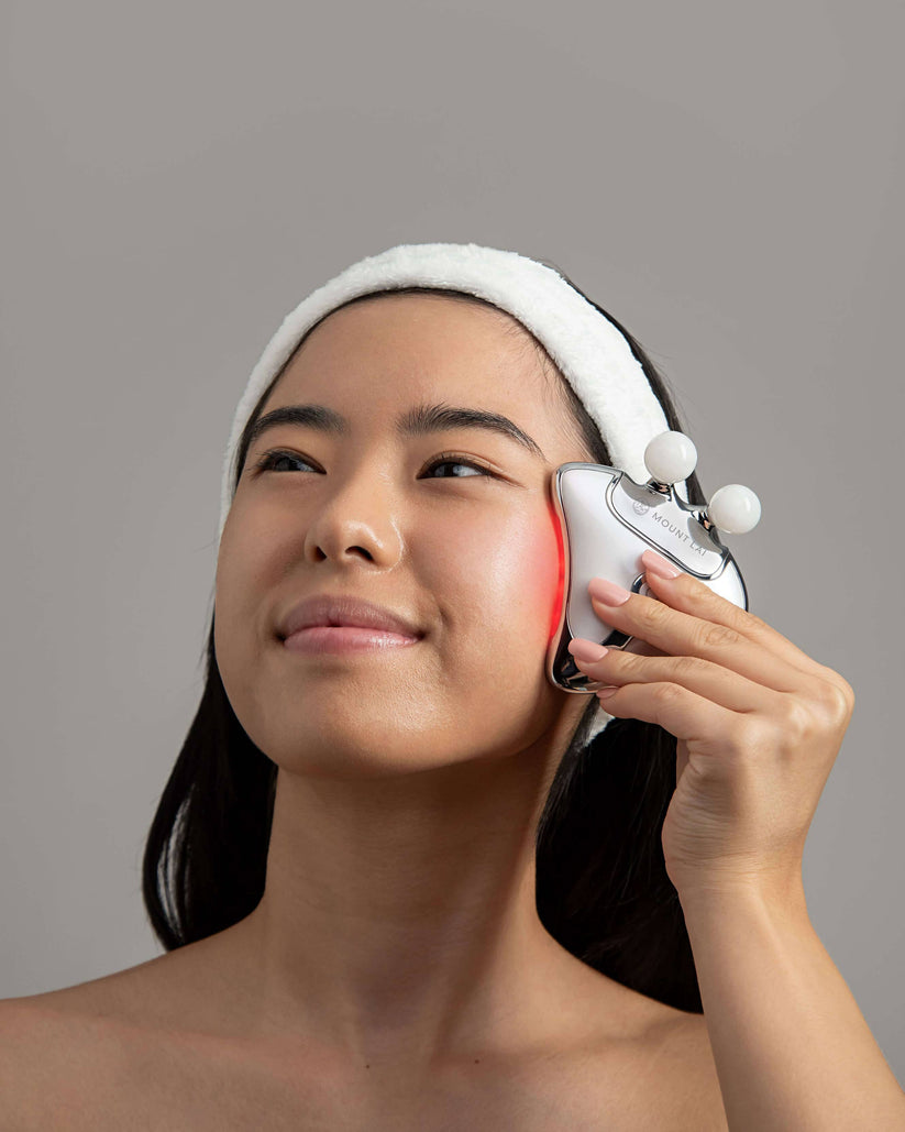 The Vitality Qi LED Gua Sha Device with Protective Pouch – Credo