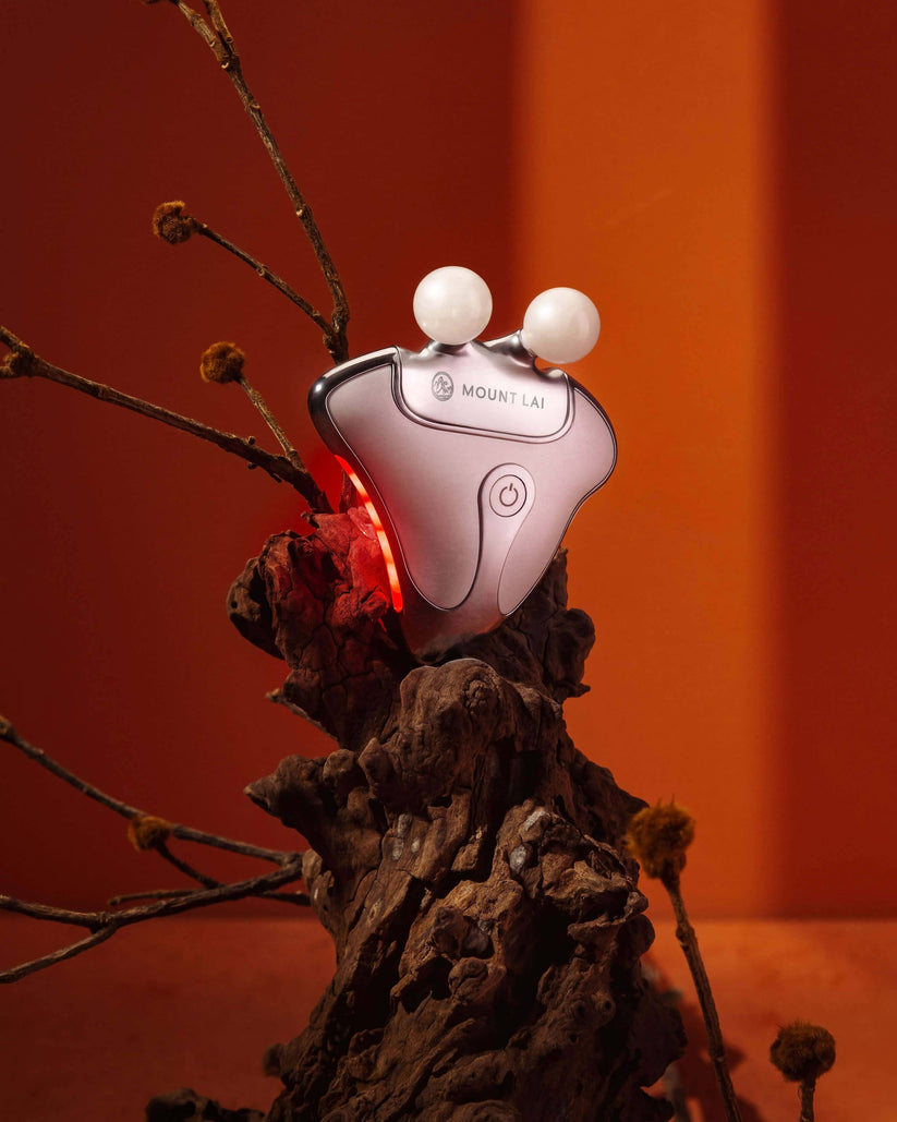 The Vitality Qi LED Gua Sha Device with Protective Pouch – Credo