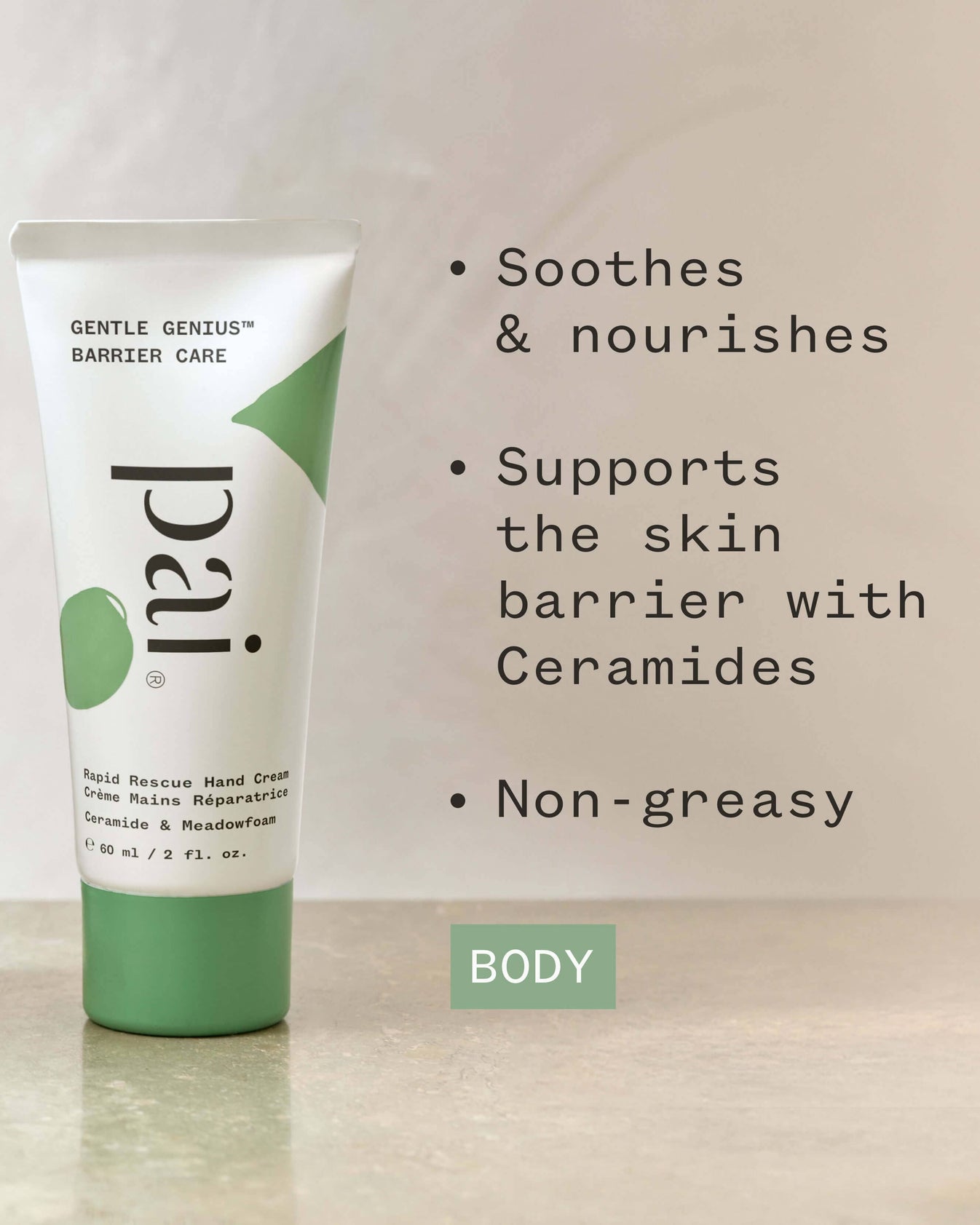 GENTLE GENIUS™ Barrier Care Rapid Rescue Hand Cream – Credo