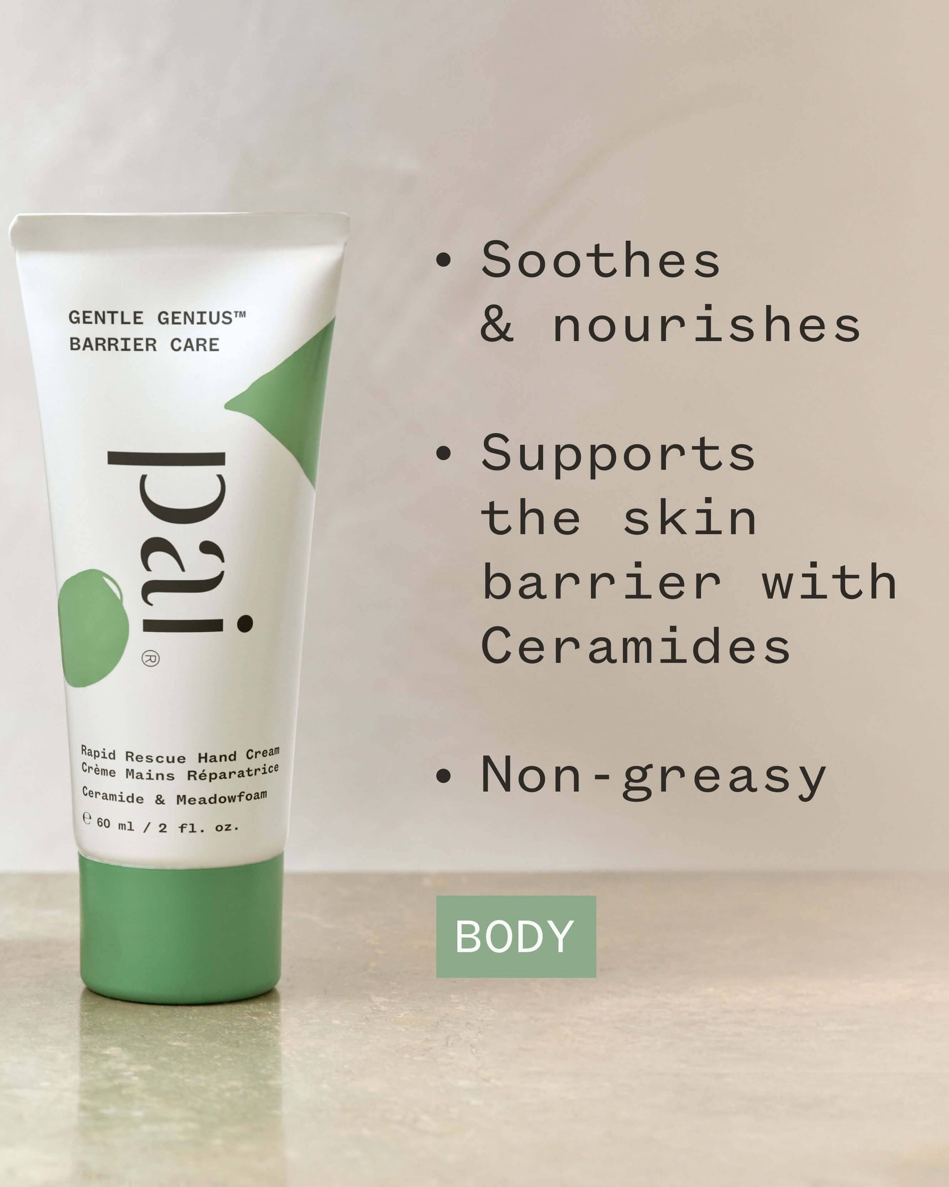 GENTLE GENIUS™ Barrier Care Rapid Rescue Hand Cream – Credo