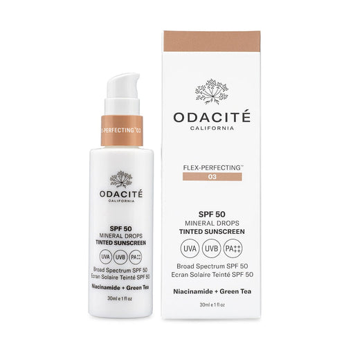 SPF 50 Flex-Perfecting™ Mineral Drops Tinted Sunscreen – Credo