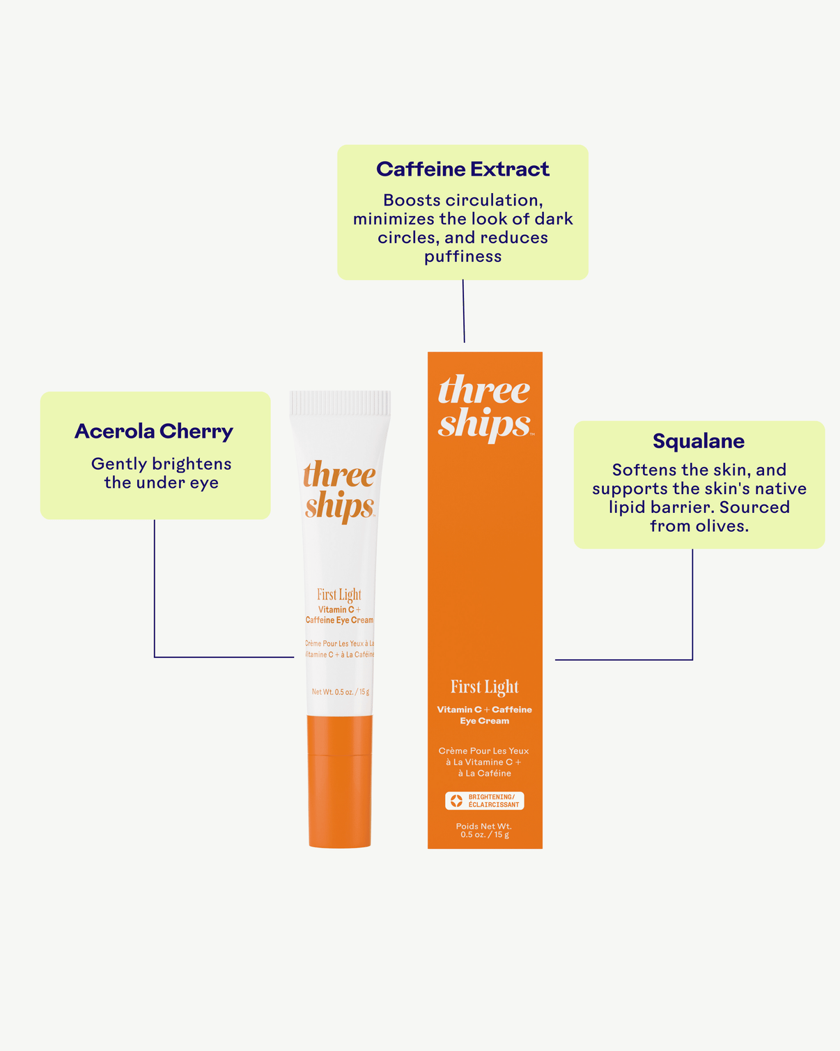 First Light Vitamin C + Caffeine Eye Cream – Credo